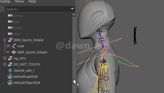 [Maya]Rigging 17 - Clavicles & Fingers